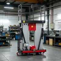 China Hyperscale Data Center Vertical Mast Lift Industrial Platform 9m 10m 12m for sale