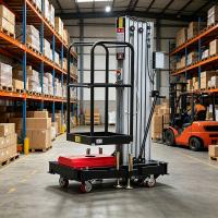 China Hyperscale Data Center Vertical Mast Lift Industrial Platform 9m 10m 12m for sale