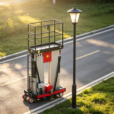 China Hyperscale Data Center Vertical Mast Lift Industrial Platform 9m 10m 12m for sale