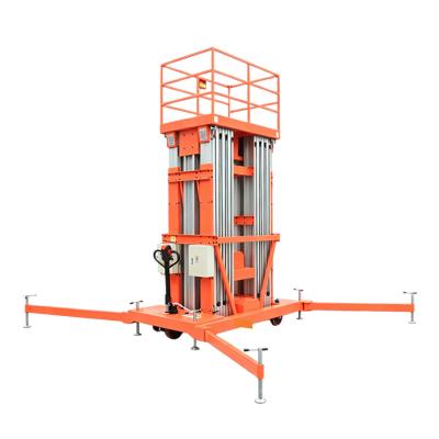 China 300kg Aluminium Personnel Vertical Mast Lift Weatherproof UKCA Certificated for sale