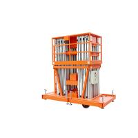 China 300kg Aluminium Personnel Vertical Mast Lift Weatherproof UKCA Certificated for sale