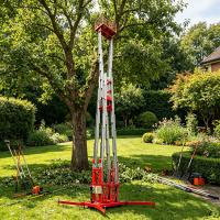 China 6 Mast Aluminum Vertical Mast Lift Aerial Platform For Infrastructure Maintenance for sale