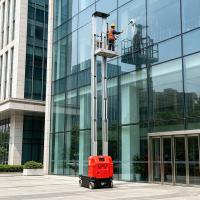 China Lightweight Vertical Mast Lift Luxury Merchandising Platform One Man for sale