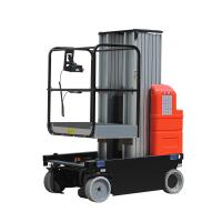 China Lightweight Vertical Mast Lift Luxury Merchandising Platform One Man for sale