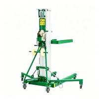 China Commercial Vertical Mast Lift manlift equipment HVAC And Industrial Pipefitting Hoist for sale