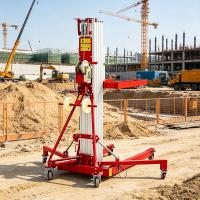 China Commercial Mast Electric Vertical Lift Equipment For Material Handling 454kg for sale