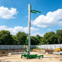 China Portable Material Mast Vertical Tower Aerial Lift Device Aerospace Grade Aluminum for sale