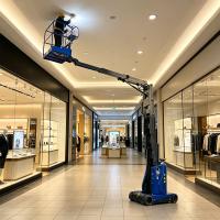 China 200kg 7m Vertical Mast Lift Self Propelled Heavy Lifting Equipment Heavy Duty for sale