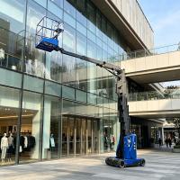 China 200kg 7m Vertical Mast Lift Self Propelled Heavy Lifting Equipment Heavy Duty for sale