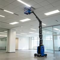 China 200kg 7m Vertical Mast Lift Self Propelled Heavy Lifting Equipment Heavy Duty for sale