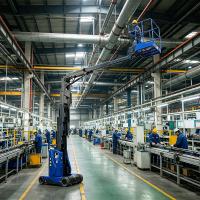 China Gantry Longmen Mast Vertical Power Lift Single Person Heavy Locomotive Assembly Hub for sale