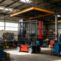 China Self Propelled Sleeve Lift Luxury Jewelry Boutique And Showroom Platform for sale