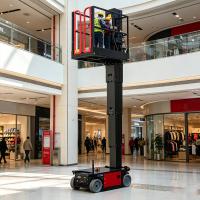 China Self Propelled Sleeve Lift Fine Art Conservation And Museum Vault Platform for sale
