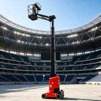 China 9M Self Propelled Sleeve Lift Television Broadcasting And Studio Rigging Platform for sale