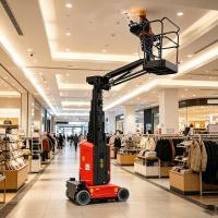 China 9M Self Propelled Sleeve Lift Luxury Resort And VIP Gaming Floor Platform for sale