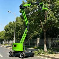 China Arboriculture Scissor Boom Lift Platform Towable Articulating Arm 230kg for sale