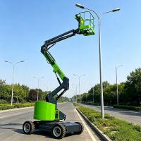 China Compact Towable Cherry Picker Boom Lift For Power Grid Maintenance for sale