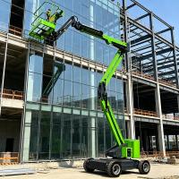 China Compact Towable Cherry Picker Boom Lift For Power Grid Maintenance for sale