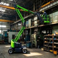 China All Terrain Electric Articulated Cherry Picker Boom Lift Commercial ODM for sale