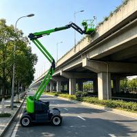 China Electric Articulated Boom Lift Platform Telescopic 13M 215KG for sale