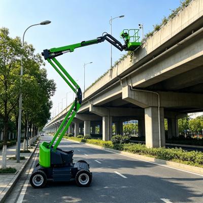 China Electric Articulated Boom Lift Platform Telescopic 13M 215KG for sale