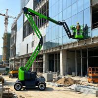 China Electric Articulated Boom Lift Platform Telescopic 13M 215KG for sale