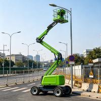 China Telandor Diesel Cherry Picker Lift 60 Foot Articulating Boom Lift Customized for sale