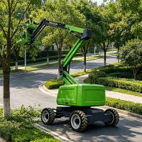 China Telandor Diesel Cherry Picker Lift 60 Foot Articulating Boom Lift Customized for sale