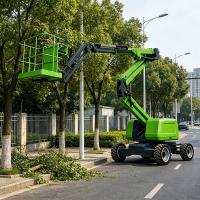 China Telandor Diesel Cherry Picker Lift 60 Foot Articulating Boom Lift Customized for sale