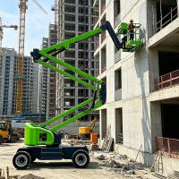 China 40 Ft Telandor Diesel Articulating Boom Lift For Demolition for sale