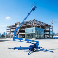 China Telescopic Electric Articulating Boom Lift Platform 200kg 14m Custom for sale