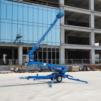 China Telescopic Electric Articulating Boom Lift Platform 200kg 14m Custom for sale