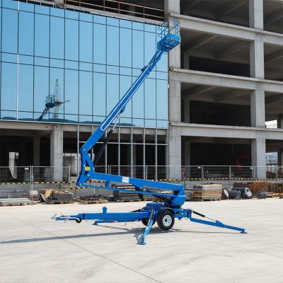 China Telescopic Electric Articulating Boom Lift Platform 200kg 14m Custom for sale
