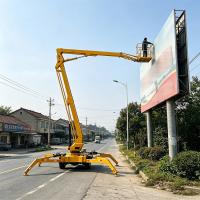 China Hybrid Boom Towable Man Lift Articulating ODM OSHA Certificated for sale