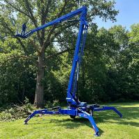 China Hybrid Boom Towable Man Lift Articulating ODM OSHA Certificated for sale