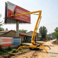 China Hybrid Boom Towable Man Lift Articulating ODM OSHA Certificated for sale