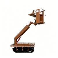China Robust Telandor Tracked Scissor Boom Lift Platform 60 foot 500kg for sale