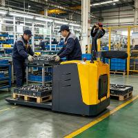 China Electric Pallet Truck Lifter Jack Manganese Steel 2000kg 24V for sale
