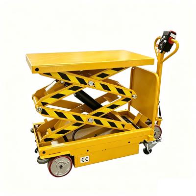China Heavy Duty Hydraulic Industrial Lift Table Cart Motorized Scissor Platform Workstation for sale