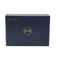 China Custom Jewelry Storage Rigid Box Packaging Gold Hot Stamping Retail Packaging Box for sale