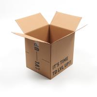 China Rigid Corrugated Board Brown Shipping Carton Box Packaging For Customer Requirements for sale