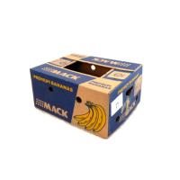 China Custom CMYK Printing Corrugated Paper Box Vegetables Fruit Packaging Box For Banana for sale