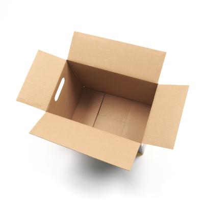 China Industry Black Corrugated Cardboard Shipping Fruit Box With Custom Size for sale