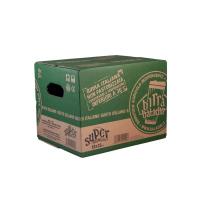 China 24 Bottles Paper Wine Beer Carrier Packaging Boxes Custom Size for sale