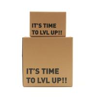 China Empty Moving Corrugated Paper Shipping Carton Boxes Coated Paper Folders for sale
