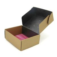 China Garment Clothing Corrugated Cardboard Folding Boxes With Logo Customized Shape for sale