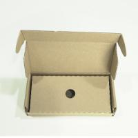China Embossed Folding Corrugated Cardboard Jewelry Shipping Boxes Custom Logo Printed for sale