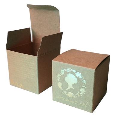 China Portable Corrugated Candle Packaging Boxes With Gold Silver Foil And Matt Lamination for sale