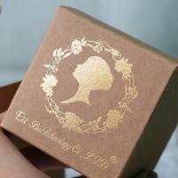China Portable Corrugated Candle Packaging Boxes With Gold Silver Foil And Matt Lamination for sale