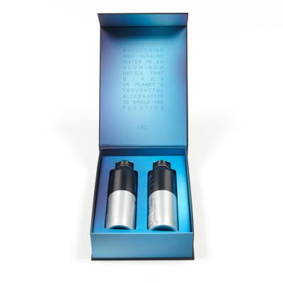 China Personalized Luxury Rigid Gift Cardboard Wine Box With Spot UV for sale